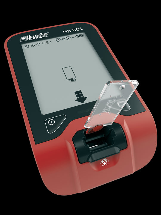 HemoCue® Hb 801 Analyzer (g/L. Rechargeable unit, inc. calculated HcT ...